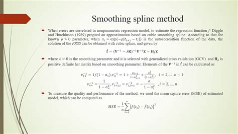 Estimating Censored Time Series Regression Model With Smoothing Spline Youtube