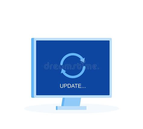 System Software Update And Upgrade Concept Stock Vector Illustration Of Install Process