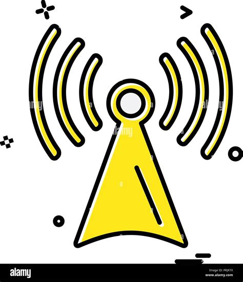 Wifi Icon Design Vector Stock Vector Image Art Alamy