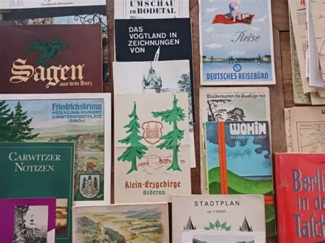 100 Mal Ddr Landkarte Stadtplan Wanderkarte Wanderheft Heimatkunde Auch