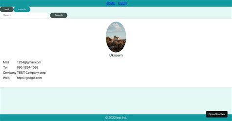 React Codesandbox