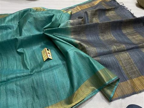 Pure Tussar Silk Saree
