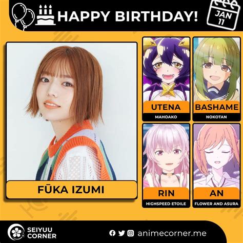 Happy Birthday To Izumi Fuuka Alo Japan
