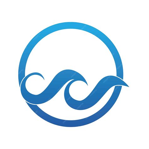 Premium Vector Water Wave Logo Design Template