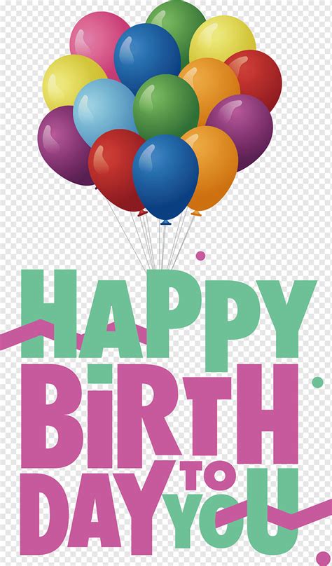 Balões De Feliz Aniversário Png Pngwing
