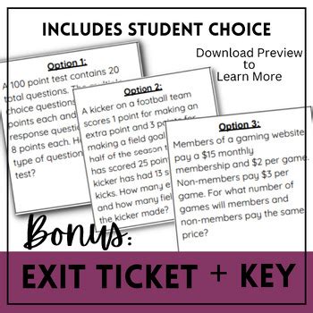 Systems Of Equations Word Problems With Graphic Organizer By The Math Standard
