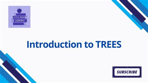 Introduction To Trees Datastructures Algorithm Computerscience Youtube