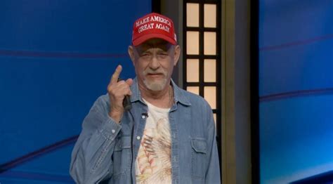 Maga Melts Down Over Tom Hanks Playing Racist Trump Fan On ‘snl50