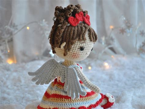 Valentine Angel Melanie Doll Amigurumi Crochet Pattern Pdf Etsy