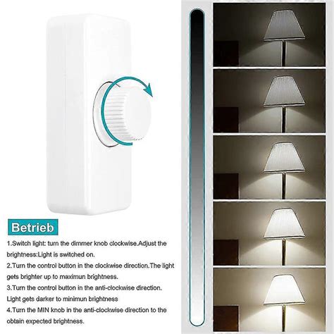 Inline Led Dimmer Switch Built In Rotary Onoff And Knob Control