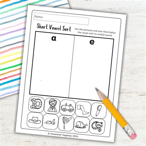 Short Vowel Sorts Fun And Engaging Phonics Practice