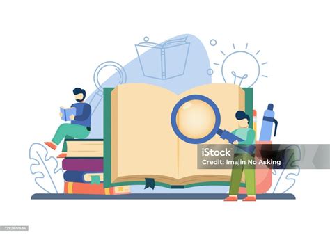 교육 개념 책은 책의 스택에 책을 읽고 성공과 더 나은 아이디어에 대한 지식을 얻을 수있는 책을 탐구온라인 책 도서관 시험 준비 홈 스쿨링 벡터 그림입니다 개념에 대한 스톡