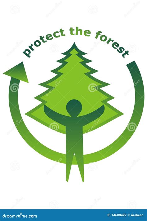Protect The Forest Icon Stock Vector Illustration Of Health 14608422