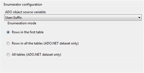 Sql Server Missing Enumerator In Foreach Loop Editor Stack Overflow