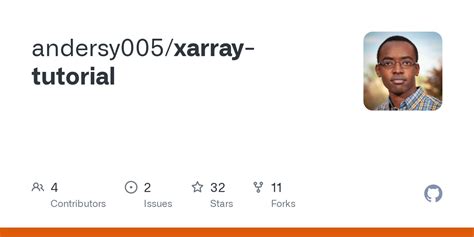 GitHub Andersy005 Xarray Tutorial