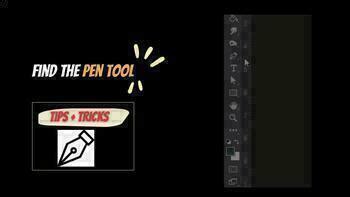 Intro To Adobe Photoshop Pen Tool Tutorial Worksheet Learning Basics