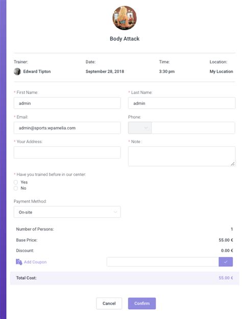 Custom Fields Amelia WordPress Booking Plugin