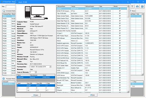 Screenshots Of It Asset Tool