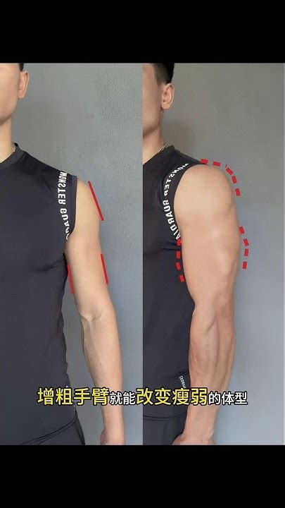 【拯救瘦弱】五个动作增宽肩膀、练壮手臂 ️想要改变瘦弱肩膀和手臂至关重要！ 没有哑铃也可以用水瓶或者重一点的书本代替居家锻炼 瘦子增肌增重