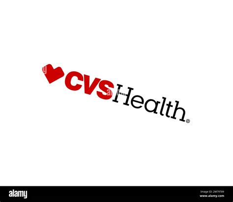 CVS Health Rotated Logo White Background B Stock Photo Alamy