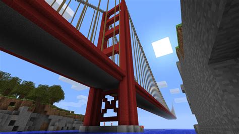 Golden Gate Bridge Minecraft By Schattenw0lf On Deviantart