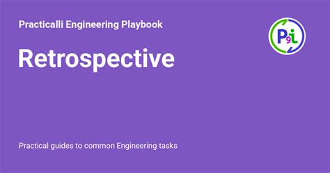 Retrospective Practicalli Engineering Playbook