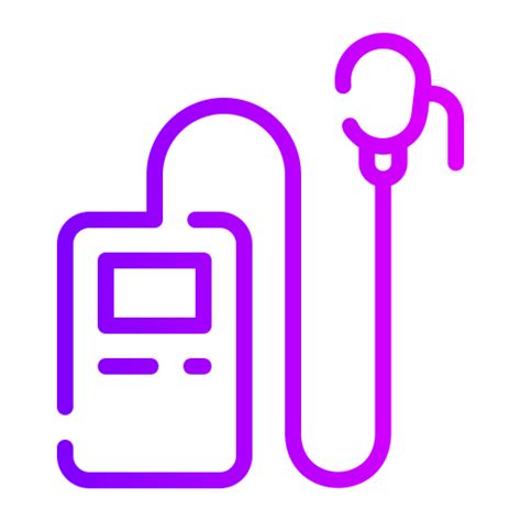 Lapel Microphone Generic Gradient Outline Icon