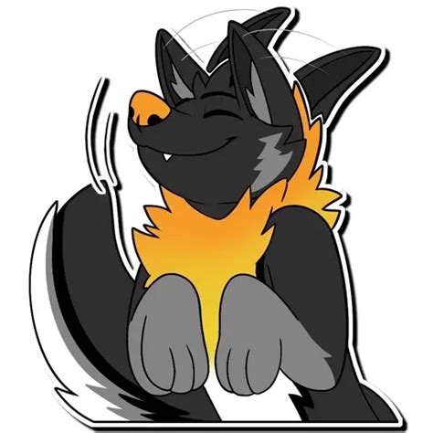 Sticker Pack De Furry 4 Stickers Cloud