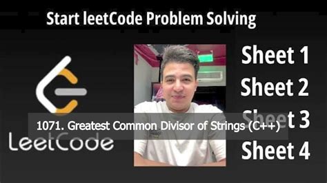 Problem Solving Leetcode 1071 Greatest Common Divisor Of Strings C Youtube