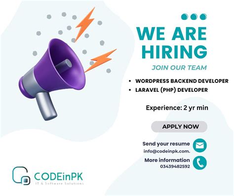 Codeinpk On Linkedin Hiring Wordpress Php Backenddeveloper