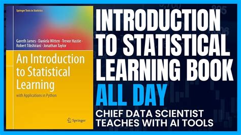 Introduction To Statistical Learning All Day Stream Data Science Ai And Machine Learning Class