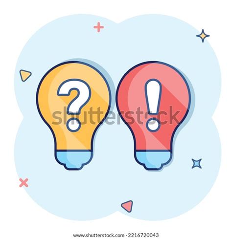 Problem Solution Icon Comic Style Light เวกเตอร์สต็อก ปลอดค่า