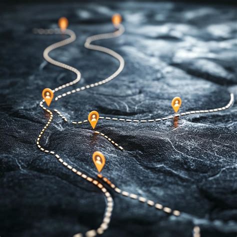 Premium Photo Visual Of A Business Strategy Roadmap With Key