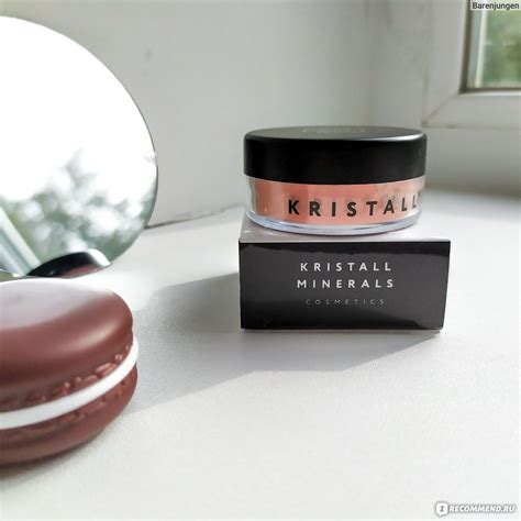 Минеральные румяна Kristall Minerals, KM cosmetics Сатиновые/матовые ...
