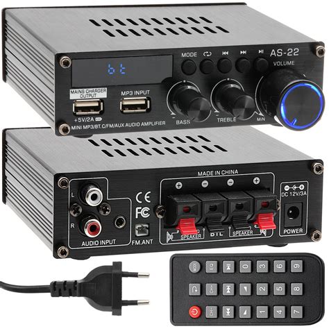 WZMACNIACZ BLITZWOLF 45W BLUETOOTH USB AUX PILOT Sklep Opinie Cena