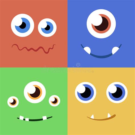 Cartoon Funny Monsters Creation Kit Create Your Own Monster Set