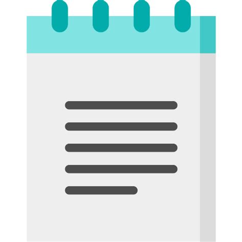 Notepad Notebook Vector SVG Icon SVG Repo