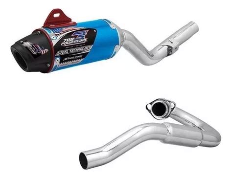 Escape Pro Tork Power Core 3 Steel Honda Tornado Azul Fas