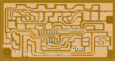 Layout Pcb Lampu Knight Rider Lengkap Blogkamarku