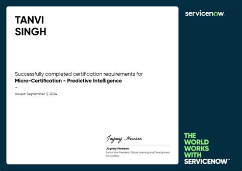 Tanvi Singh On Linkedin Servicenow Predictiveintelligence