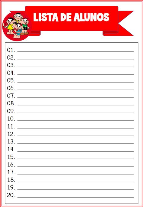 Planner Da Turma Da M Nica Completo Para Imprimir