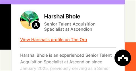 Harshal Bhole Senior Talent Acquisition Specialist At Ascendion The Org