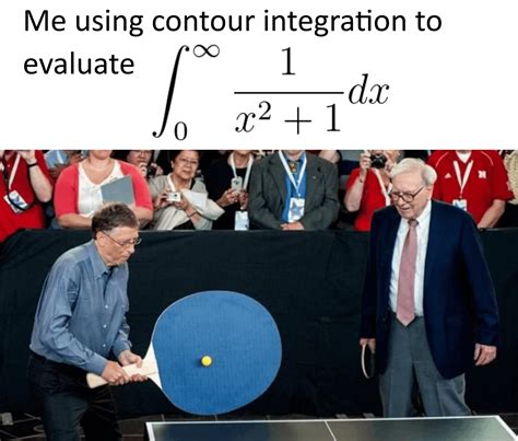 When You Just Discovered Contour Integration R Mathmemes