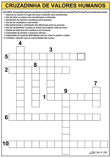 Cruzadinha Para Imprimir