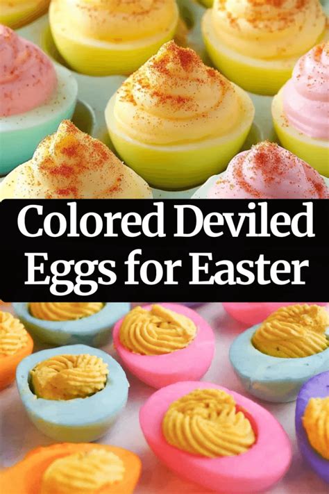 How To Make Colored Deviled Eggs For Easter Easy Recipe