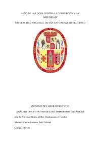 Análisis Elemental Químico Cualitativo Docsity
