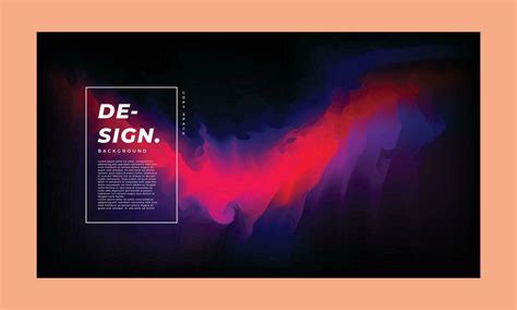 Colorful Abstract Fluid Gradient Mesh Background Template Copy Space Suitable For Poster