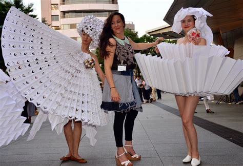 Hyperbolic Crochet Geometry And Fashion Again Origami Dresses