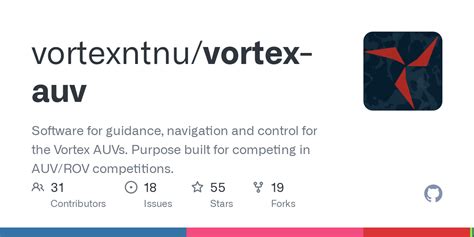 Github Vortexntnu Vortex Auv Software For Guidance Navigation And
