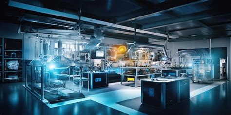 Premium Ai Image Ai Generated Ai Generative Modern Laboratory